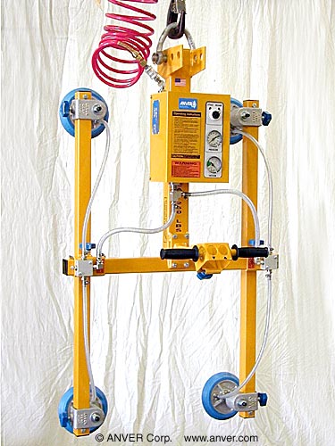 Vertical Vacuum Lifters and Lifting Frames for Upright Loads