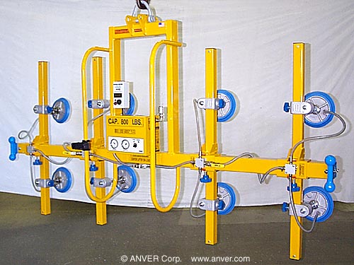 Vertical Vacuum Lifters and Lifting Frames for Upright Loads