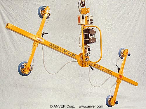 Vertical Vacuum Lifters and Lifting Frames for Upright Loads